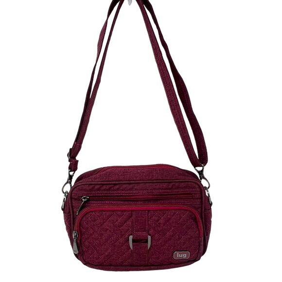 lug | Bags | Lug Carousel Rfid Convertible Crossbody Belt Bag Burgundy ...